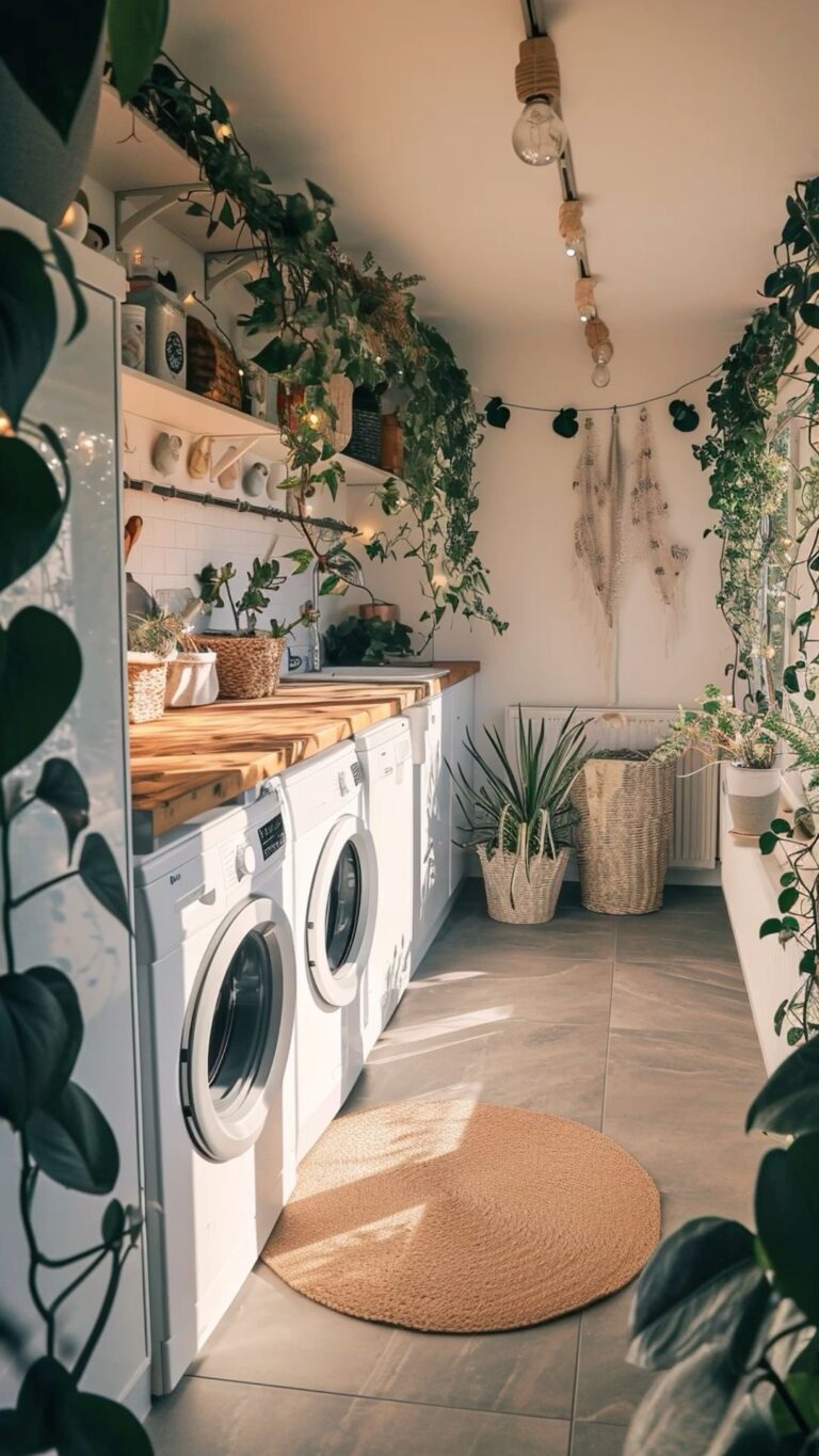 12 Stunning Boho Laundry Room Decor Ideas to Inspire You